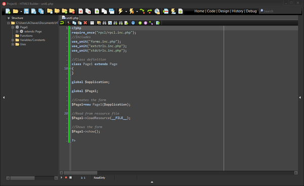 Code - HTML5 Builder Code - HTML5 Builder