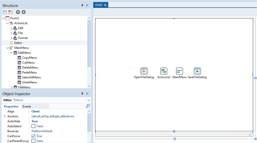 Customizing the components (IDE Tutorial) - RAD Studio