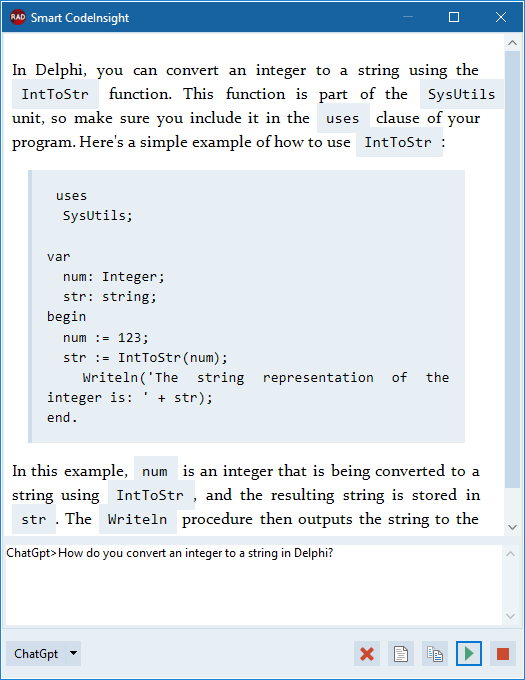 Smart CodeInsight - RAD Studio