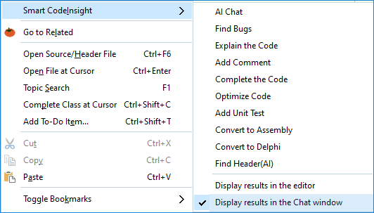 Smart CodeInsight - RAD Studio
