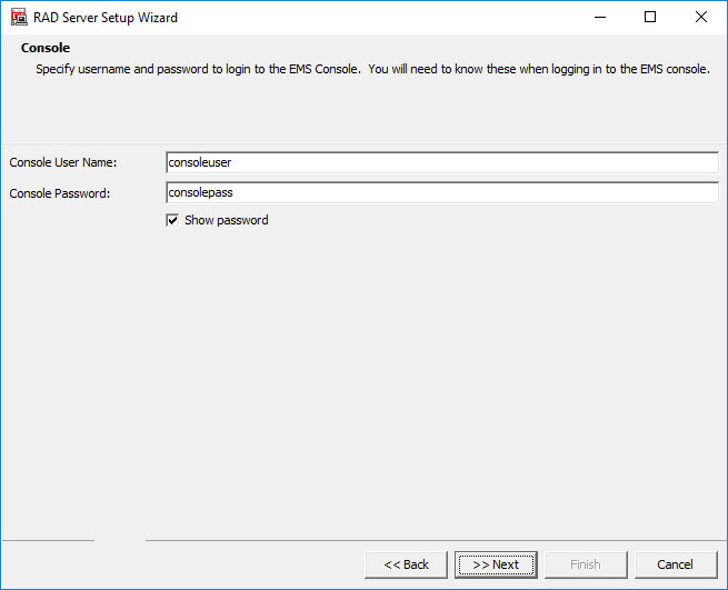Configuring Your RAD Server Engine or RAD Server Console on Windows ...