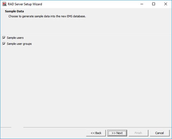 Configuring Your RAD Server Engine or RAD Server Console on Windows ...