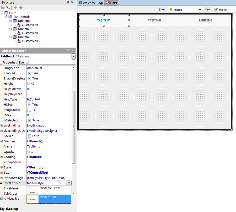 Mobile Tutorial: Using Tab Components to Display Pages (iOS and Android ...