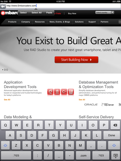 Mobile Tutorial Using The Web Browser Component Ios And Android