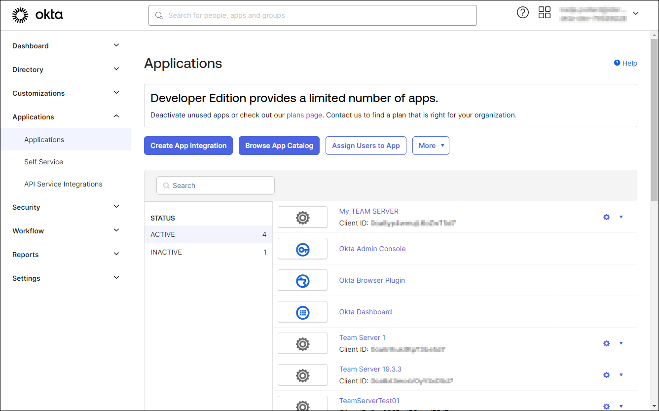 Configuring Your Okta SSO Provider - TeamServer ER/Studio